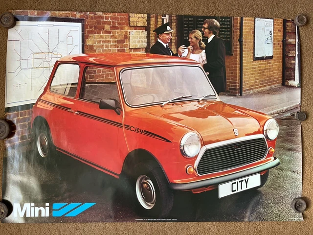 CLASSIC MINI POSTER Handbook Manual COOPER PARTS LEYLAND Austin ROVER ...