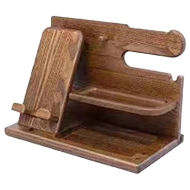 1X(MULTIFUNCTIONAL WOODEN TELEPHONE Extension Base Bedside Table ...