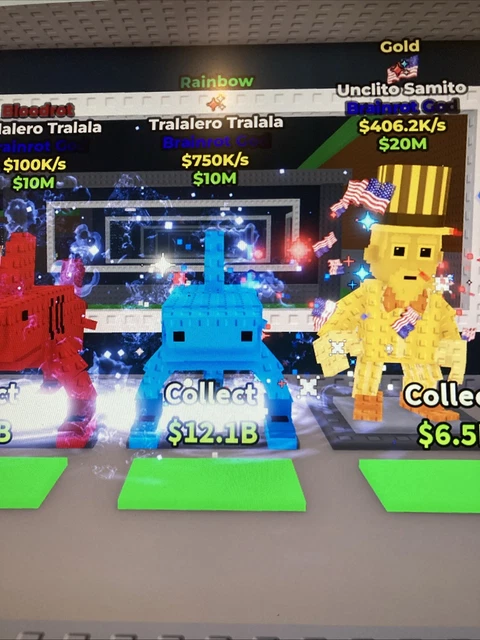 STEAL A BRAINROT RAINBOW Tralalero Tralala FIREWORK TRAIT - $750,000/s ...