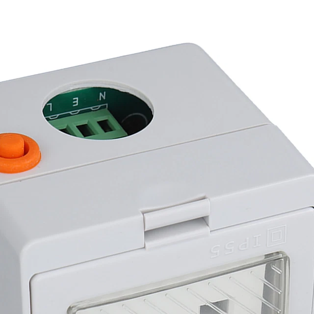 OUTDOOR WIFI SMART Socket PC ABS IP55 Waterproof APP RC Power Outlet UK ...