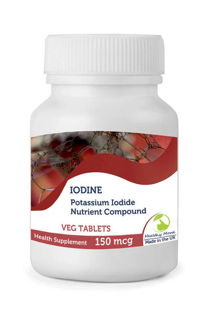 IODINE POTASSIUM 150MCG Tablets - 90 Tablets BOTTLE £9.48 - PicClick UK IODINE POTASSIUM 150MCG Tablets - 90 Tablets BOTTLE £9.48 - PicClick UK