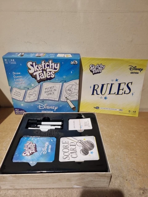 SKETCHY TALES GAME for Family Draw Disney Characters £5.00 - PicClick UK