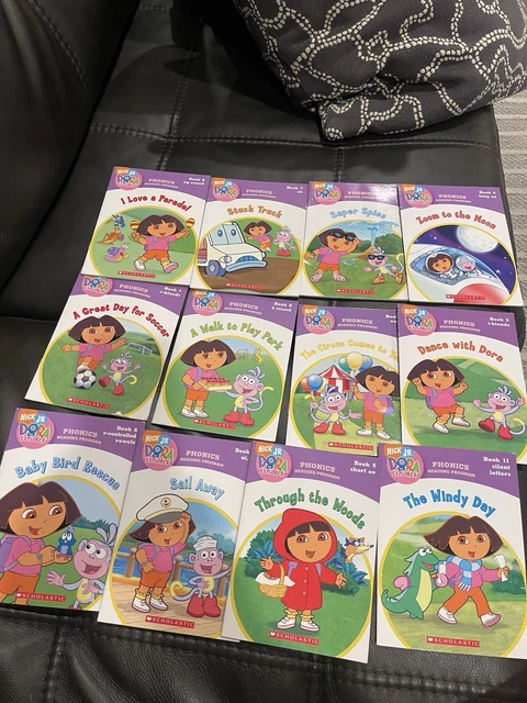 NICK JR DORA The Explorer 12 Book Phonics Reading Program By Scholastic ...