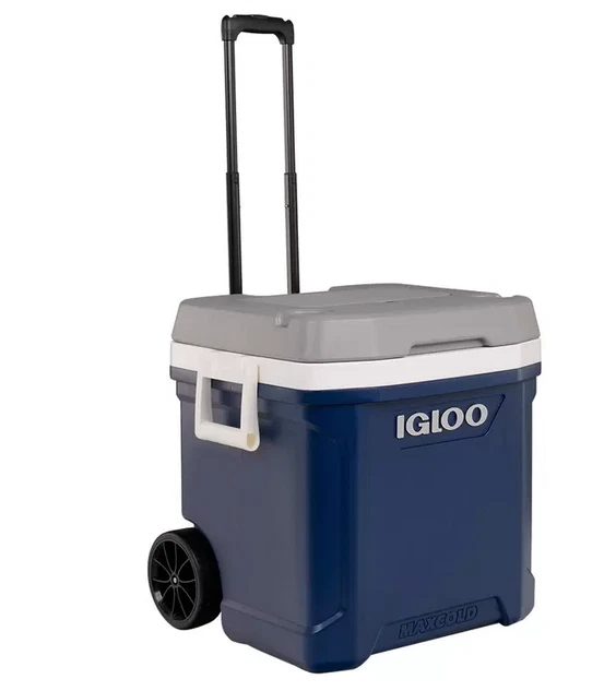 IGLOO MAXCOLD ROLLING Cooler 58L Wheeled Cooler With Lid Cool Box new ...