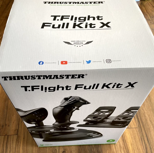 THRUSTMASTER T FLIGHT Full Kit X Xbox PC Hotas Pedals Sim RRP £350 ...