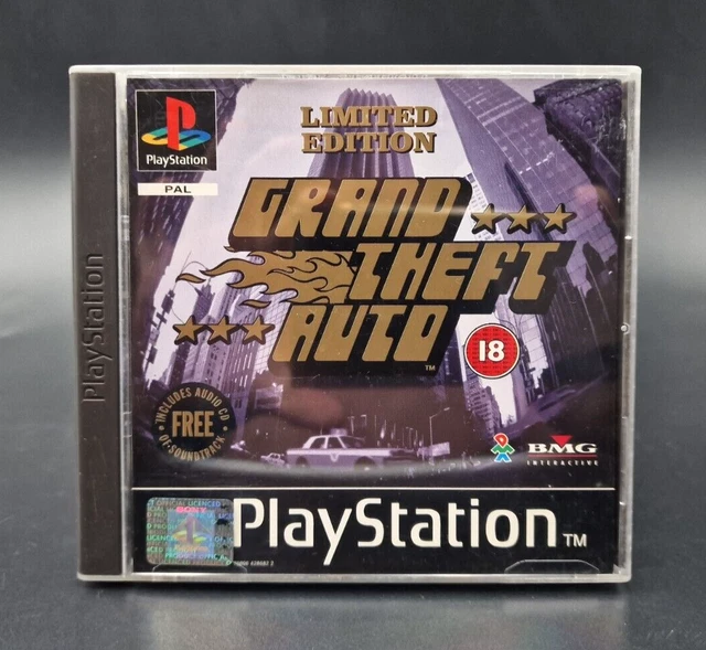GRAND THEFT AUTO Limited Edition GTA Sony Playstation 1 PS1 - Manque CD ...