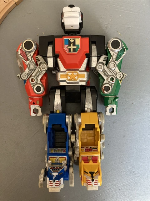 VINTAGE & ORIGINAL 1984 Voltron Lions Robot Missing Lids $57.00 ...