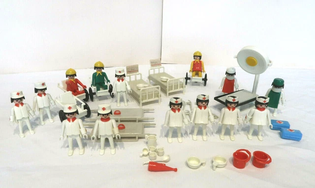 PLAYMOBIL KLICKY SUPER Set #3404 Infirmerie + Hopital Excellent Etat ...