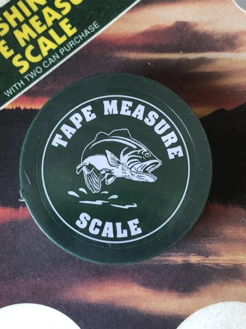 VINTAGE SKOAL FISHING Tape Measure And Scale New in Original Blister ...