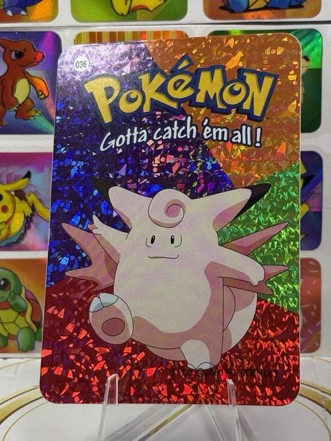 POKEMON ANIME COLLECTION Rare Vintage Art Vending Machine Holo Prism ...