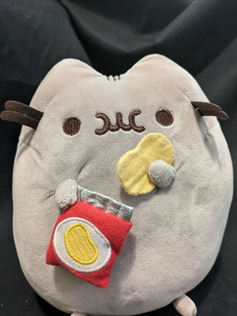 PUSHEEN THE CAT Plush Toy with a Chip Bag £10.78 - PicClick UK