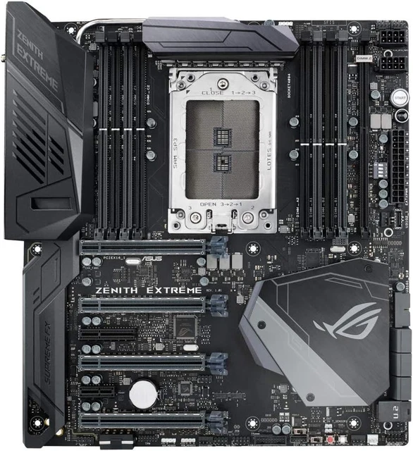 NEW! ASUS ROG ZENITH EXTREME-Gaming Motherboard-Socket TR4-AMD X399 ...