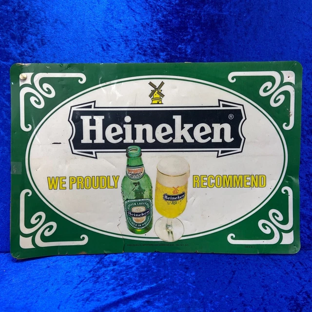 HEINEKEN BEER WALL Signs Foam Poster Pub Display Advertising Man Cave ...