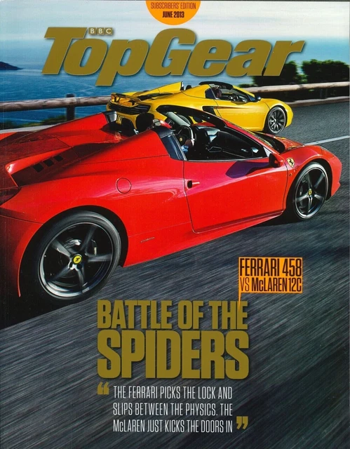 BBC TOP GANG Magazin Ausgabe #244, Ferrari 458, Mclaren 12C, Volvo V60 ...