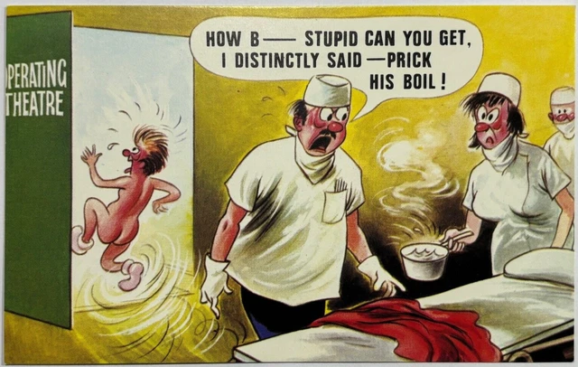 VINTAGE SAUCY SEASIDE Comic Postcard Bamforth Comic Series No. 395 £5. ...