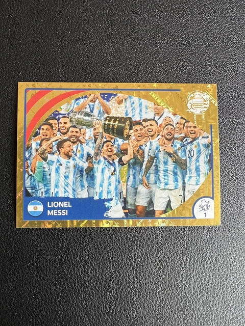 LIONEL MESSI 2024 Panini Copa America Sticker Legends Gold Foil #LEG6 ...