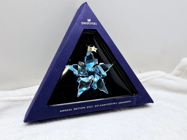 SWAROVSKI CRYSTAL STAR Annual Edition 2021 30th Anniversary Ornament ...
