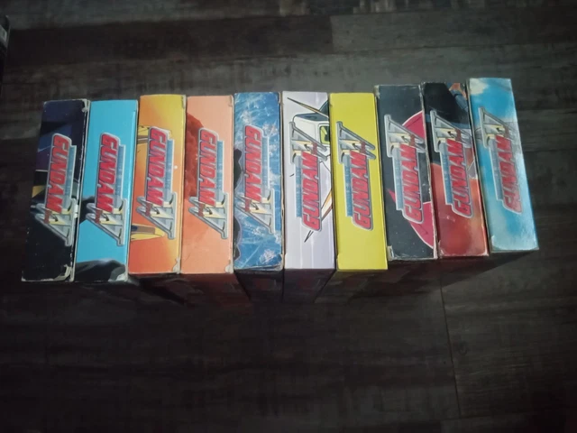 MOBILE SUIT GUNDAM Wing VHS lot 1655 - 1664 Lot Of 10 Tapes $149.99 ...