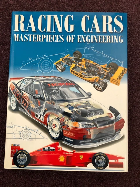 MOTOR SPORT RACING book Racing Cars Masterpieces of Engineering £9.95 ...