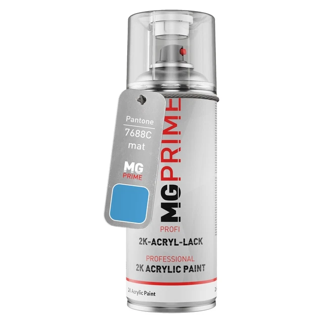 PANTONE 7688C BLUE mat acrylique bombe aérosol 2C 400ml séchage rapide ...