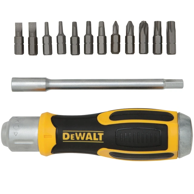 DEWALT DWHT69233 MULTI-BIT Ratcheting Screwdriver Set £18.41 - PicClick UK