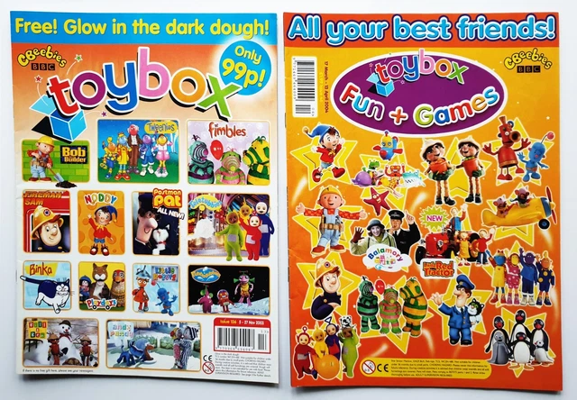 BBC TOYBOX MAGAZINES X 2 Nov 2003 & Apr 2004 Tweenies Fimbles Bill And ...