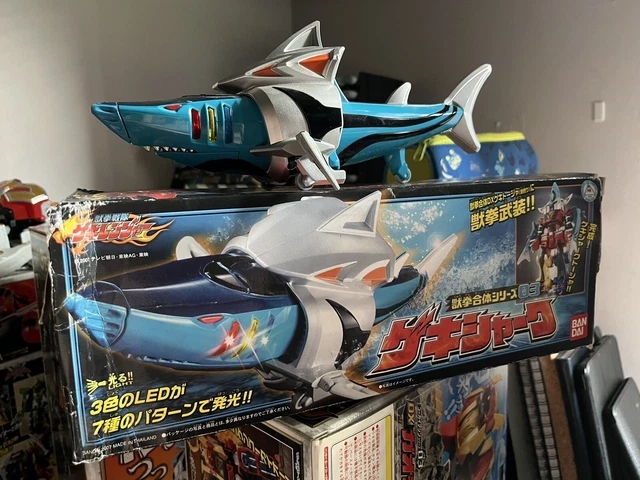 POWER RANGERS JUNGLE Fury Gekiranger DX Geki Shark Zord Bandai £15.00 ...