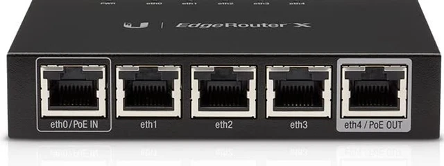 UBIQUITI NETWORKS RJ45 EdgeRouter X 4-port Gigabit ER-X Router for Home ...