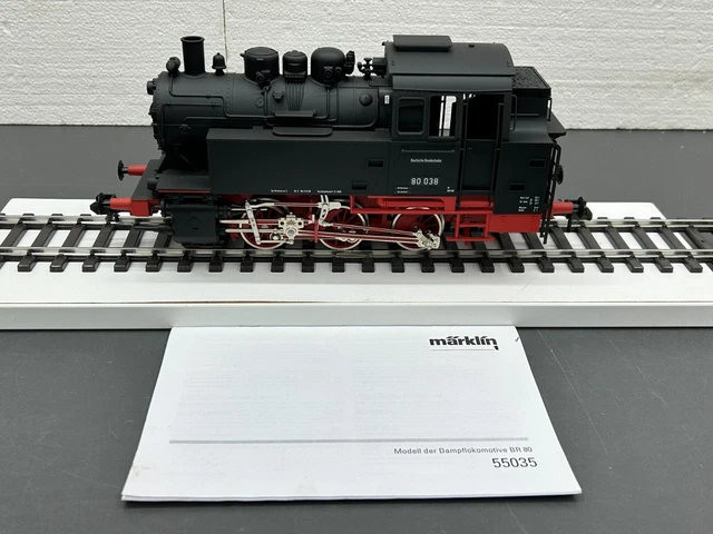 DAMPFLOKOMOTIVE BR 80, Märklin 55035, Digital, 1:32, Spur 1, Top ...