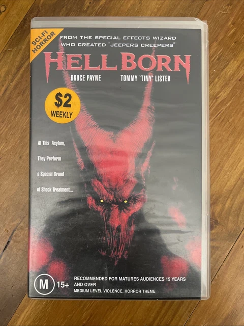 HELLBORN (AKA ASYLUM Of The Damned) [VHS] Eagle Video Big Ex-Rental ...