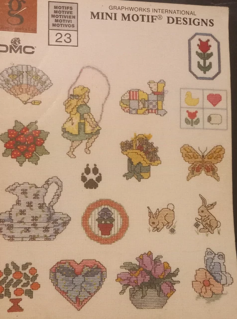 GRILLES POINT DE croix mini motifs designs 23 dmc EUR 3,85 - PicClick FR