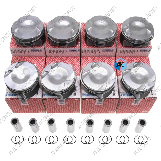 8X ENGINE PISTON Assembly for Mercedes-Benz C63 AMG GT63 E63 G63 GLC63 ...