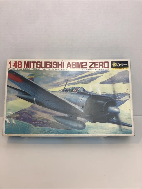 FUJIMI 1/48 SCALE Mitsubishi A6M2 Zero Famous Fighter Series 23 Plastic ...