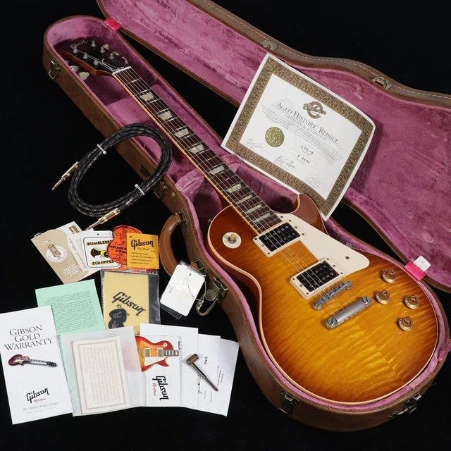 GIBSON CUSTOM SHOP Historic Collection 1959 Les Paul Réédition Tom ...