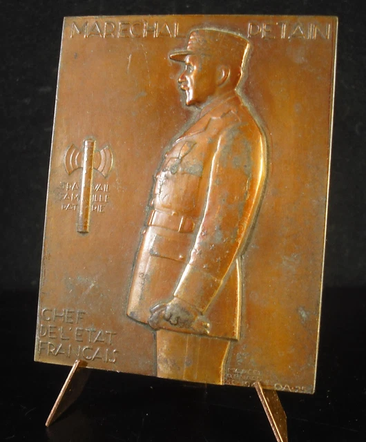 MEDAGLIA MARECHAL PETAIN CAPO DELLO STATO/ FRANCESE MARCEL RENARD 1941 ...