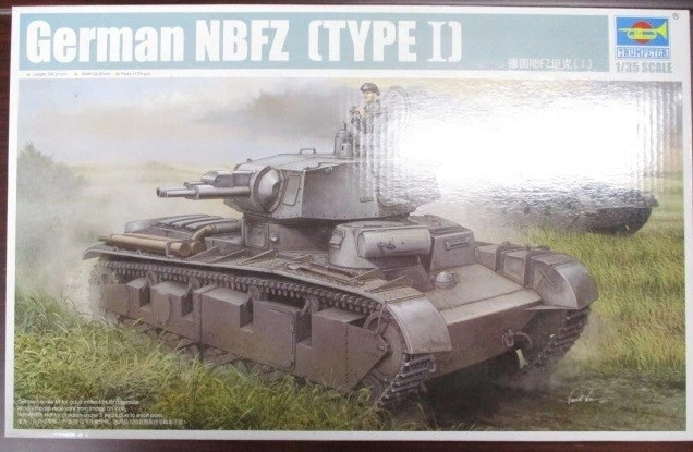 TRUMPETER NO.05527 1/35 WW2 German NbFz Neubaufahrzeug Multi-Turret ...