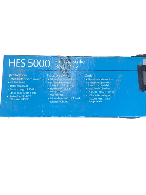 ASSA ABLOY HES 5000 Electric Strike Body Only £110.00 - PicClick UK