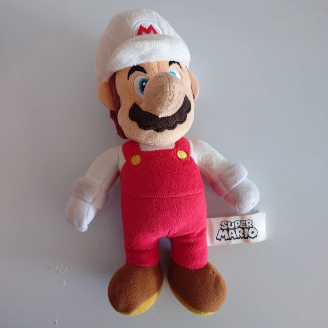SUPER MARIO FIRE Mario 9" Plush Soft Toy Nintendo £5.95 - PicClick UK