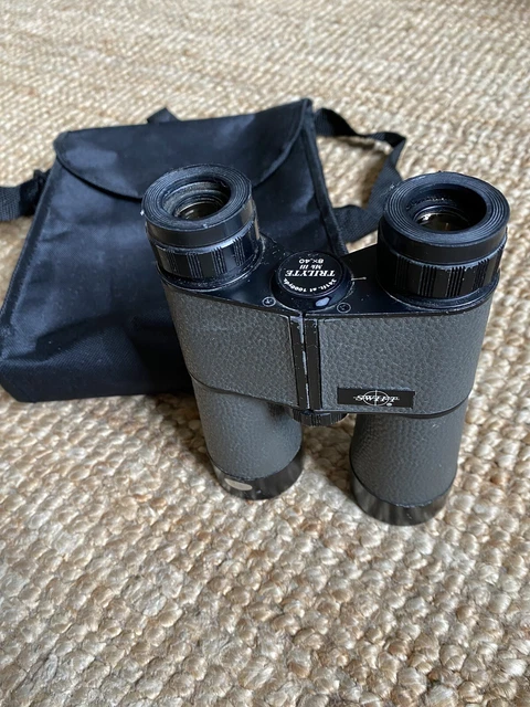 VINTAGE SWIFT TRILYTE MK III Coated 8x40 BINOCULARS Case, Clear ...