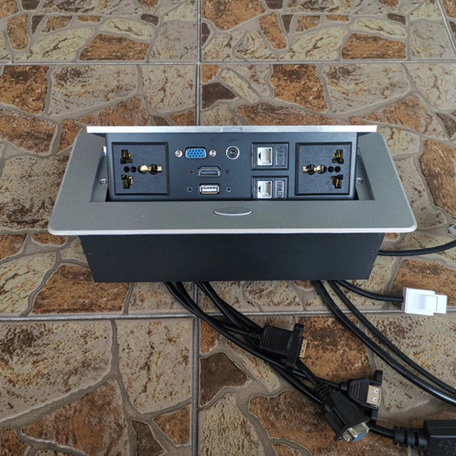 MEETING SOCKET CONFERENCE Room Socket Floor Outlet Electrical Multi ...