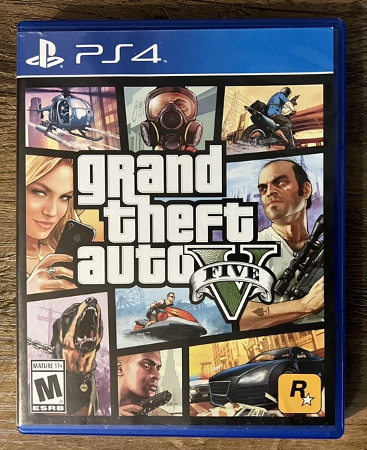 GRAND THEFT AUTO V5 Sony PlayStation 4 2014 PS4 GTA5 CIB carte manuelle ...