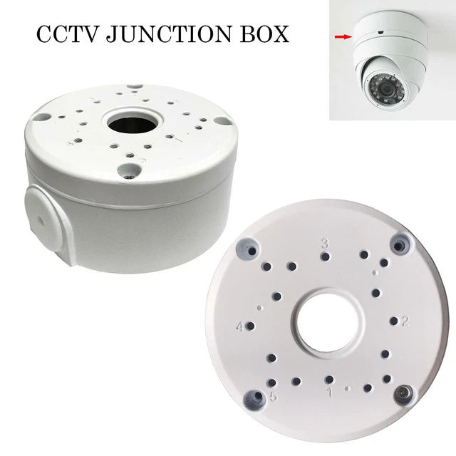 CCTV CAMERA JUNCTION Box Cable Deep Base For Dome/Bullet/IP Camera ...