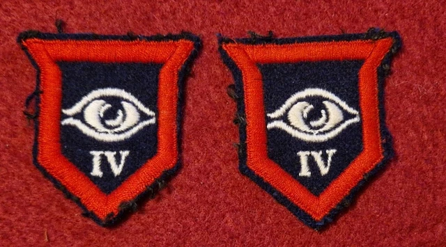 WW2 BRITISH ARMY 4th Guards Armoured Division Cloth Formation Patch ...