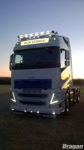 DACH STANGE +FLECKEN +LED +Leuchttürme +Hörner Passend Für volvo FH5 ...