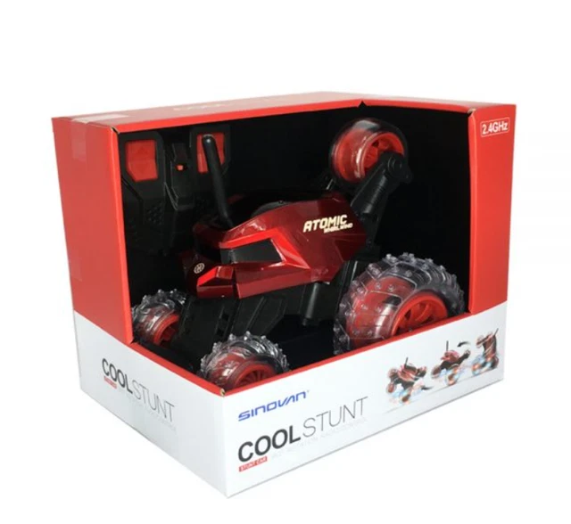 ATOMIC WHIRLWIND REMOTE Control Kids stunt Car monster truck RC LEDs ...