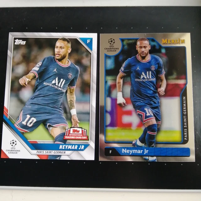 NEYMAR JR PARIS Saint-Germain 2021-22 Merlin UEFA Champions League #10 ...