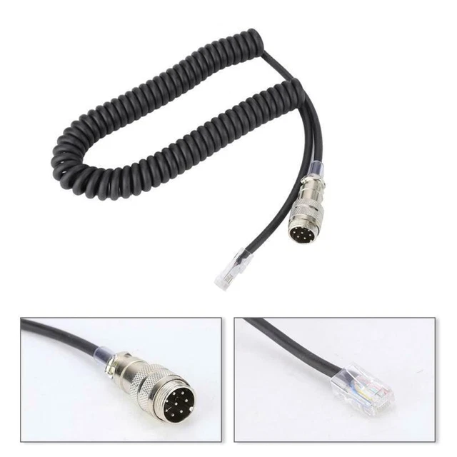 MICROPHONE MODULAR ADAPTER 8-Pin to RJ-45 for FT-450D - eBay Optimized ...