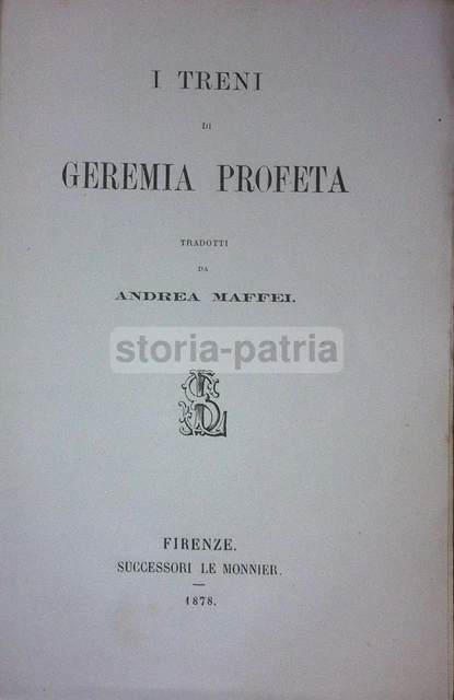GEREMIA_ANTICA EDIZIONE LE Monnier_1878_Giuliani_Volume Da Collezione_D ...