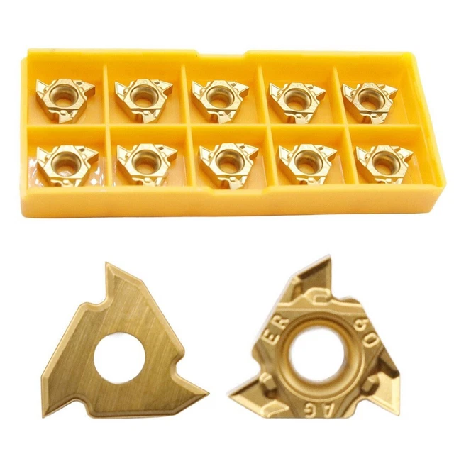 INSERTS TOURNANTS À filetage en carbure robuste 16 mm 10 pièces pour une utili EUR 14,33 ...