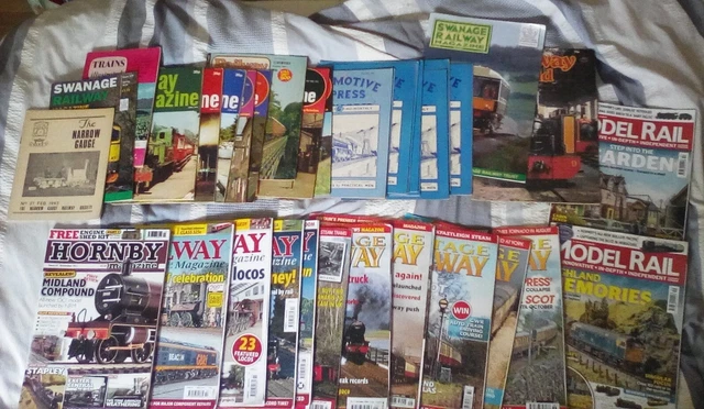 RAILWAY-RELATED MAGAZINES (VARIOUS titles/back issues) - bundle £0.01 ...